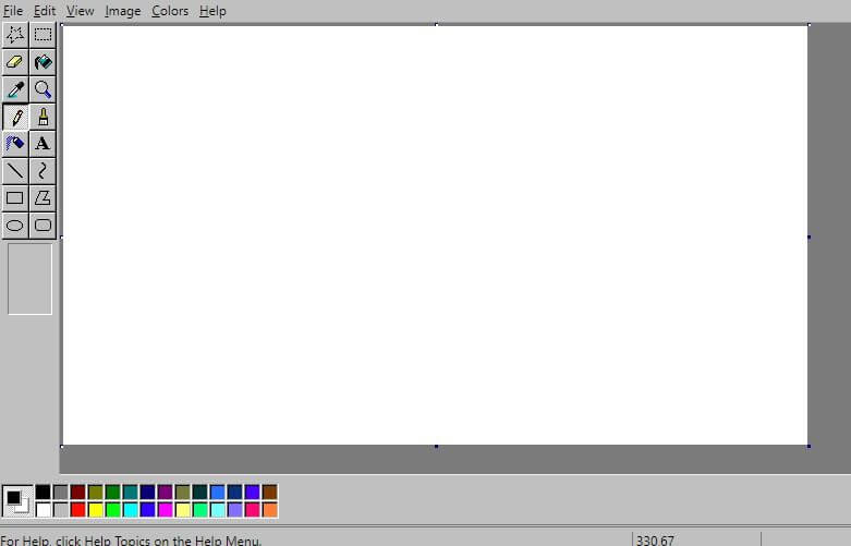 JS Paint 在网页上体验经典Windows画图 - v1tx