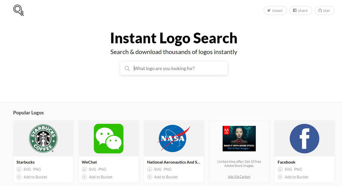 Instant Logo Search 快速搜索知名品牌标志 - v1tx