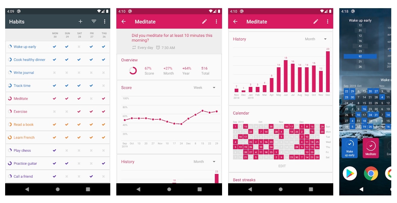 10款好用的习惯养成与打卡APP推荐 - v1tx