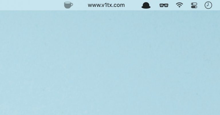 Caffeinated 一键停用Mac休眠的小工具 - v1tx