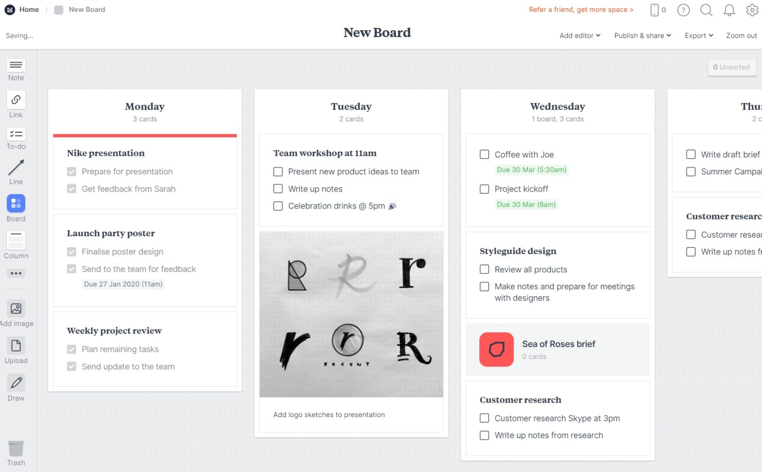 Milanote 为创意工作者打造的笔记工具 - v1tx