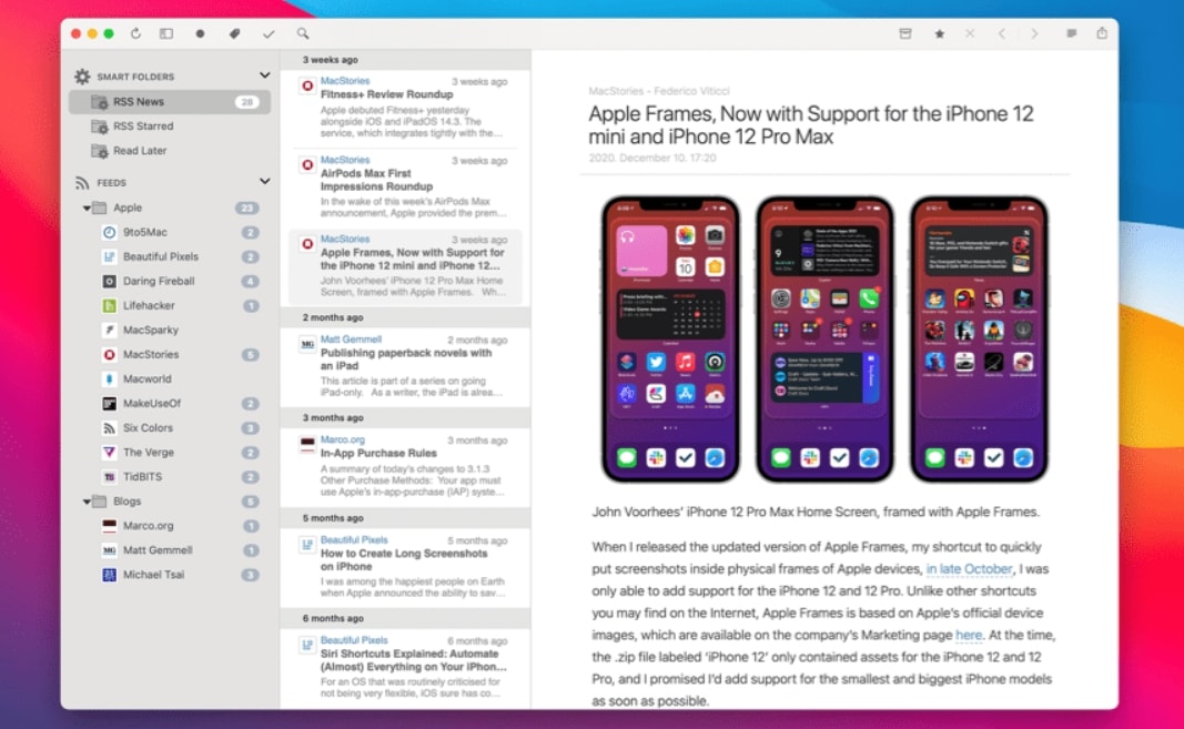 11款好用的RSS阅读器推荐 - v1tx