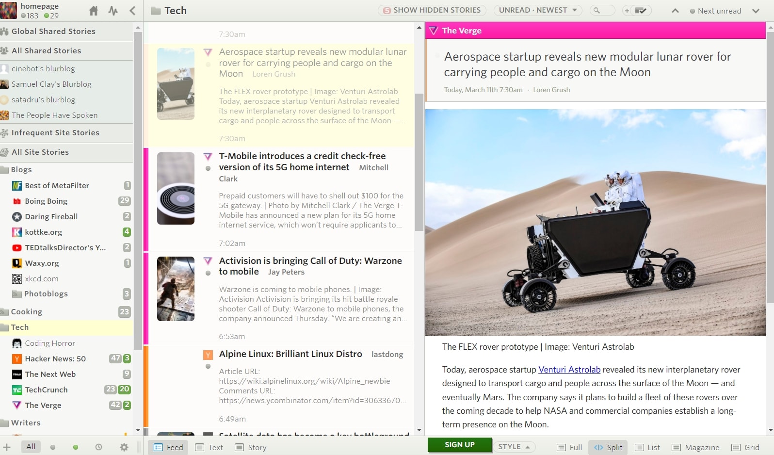 11款好用的RSS阅读器推荐 - v1tx