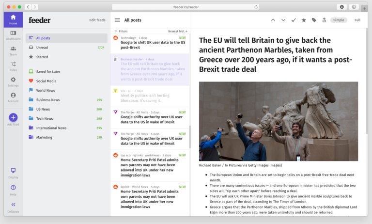 11款好用的RSS阅读器推荐 - v1tx