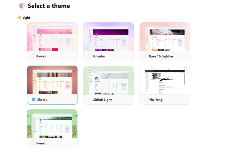 Notion Themes 为 Notion 增加更多漂亮的主题 - v1tx