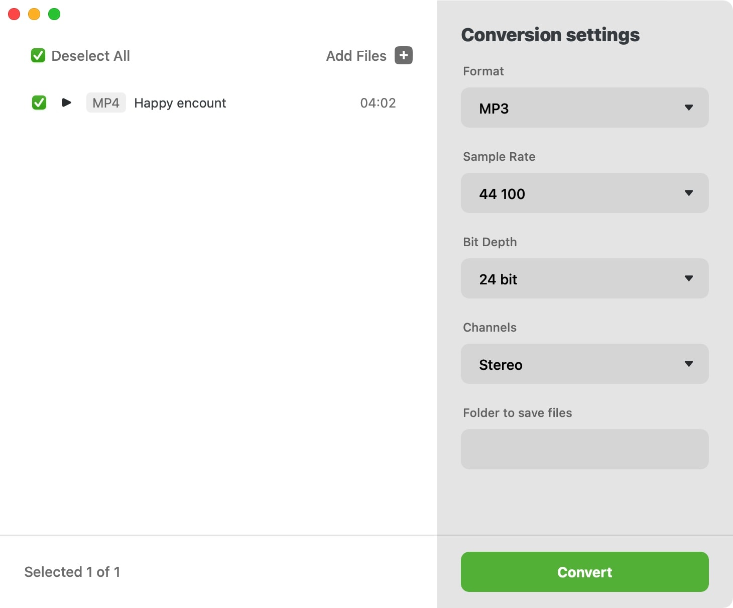 Audio Converter 免费的Mac音频转换器 - v1tx