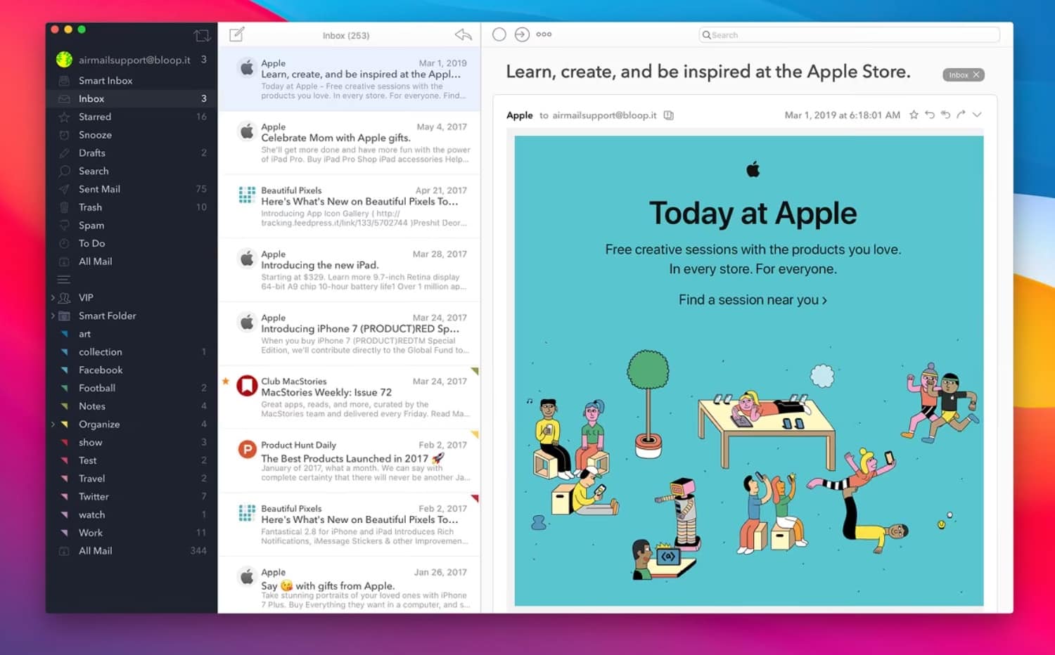 5款好用的Mac邮件客户端应用推荐 - v1tx